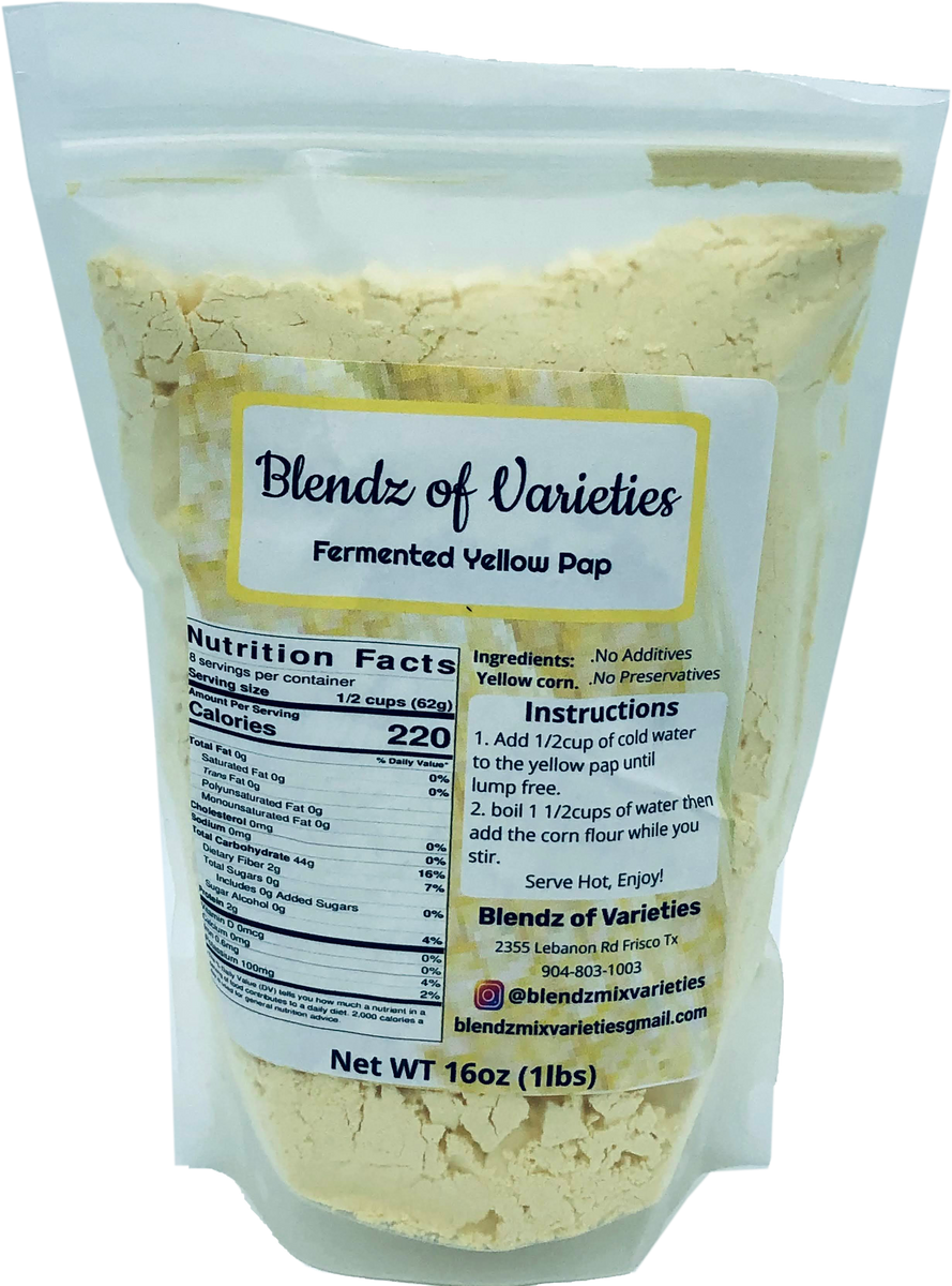 B Of V Fermented Yellow Corn Flour (Pap) – K&K African Market LLC